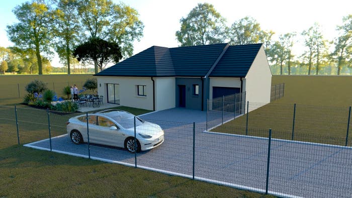 Maison 4 pièces à Quatremare, à vendre