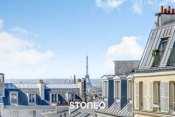 Paris 18ème, Montmartre, Sacré Coeur, Abbesses : Appartement 3 pièces à vendre