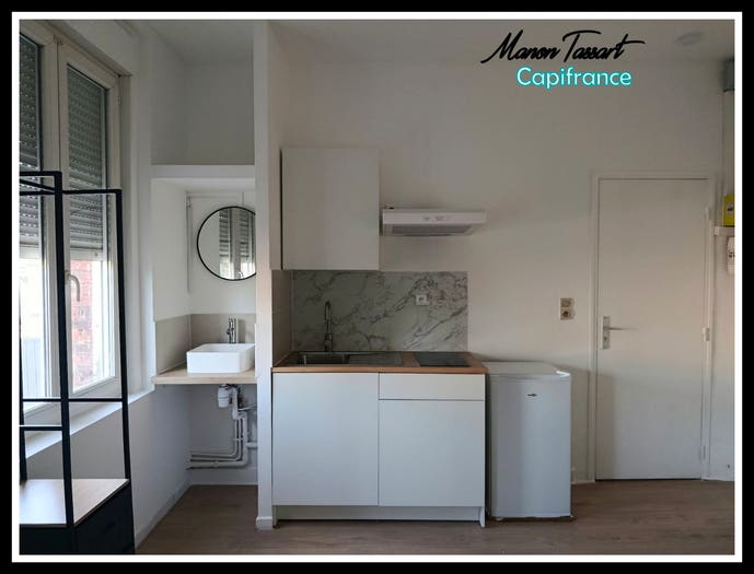 Valenciennes, Nungesser, La Briquette, Fb de Cambrai : Appartement 1 pièce à louer