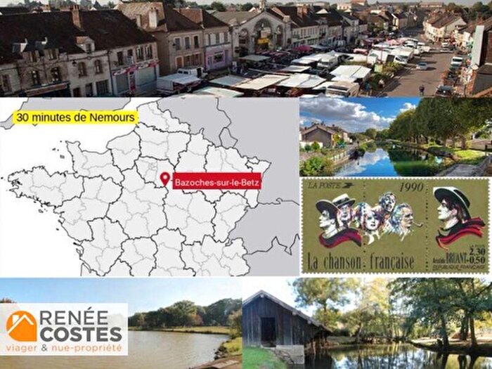 Maison 3 pièces à Bazoches-sur-le-Betz, à vendre
