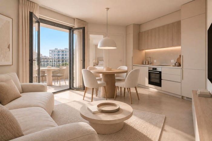 Appartement 2 pièces à Montévrain, à vendre