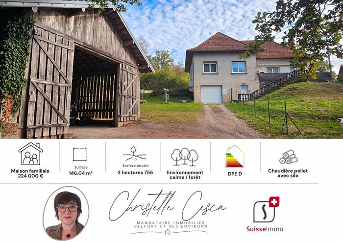 Champagney : Maison 7 pièces à vendre