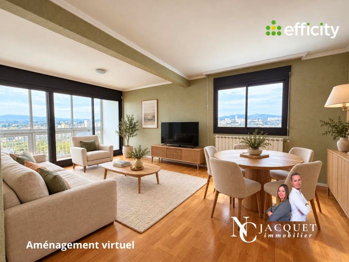 Appartement 3 pièces à Lyon 5ème, Champvert, Point du Jour, Jeunet, à vendre