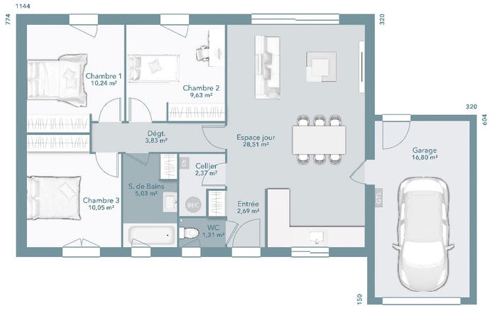 Maisons à vendre et appartements à louer - 3