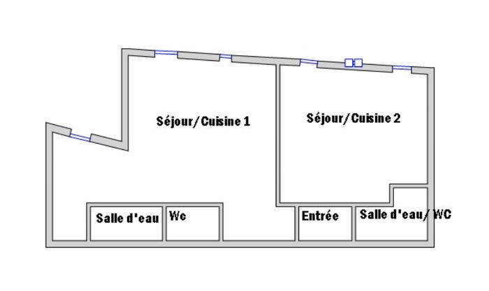 Paris 4ème, Saint-Merri : Appartement 3 pièces à vendre