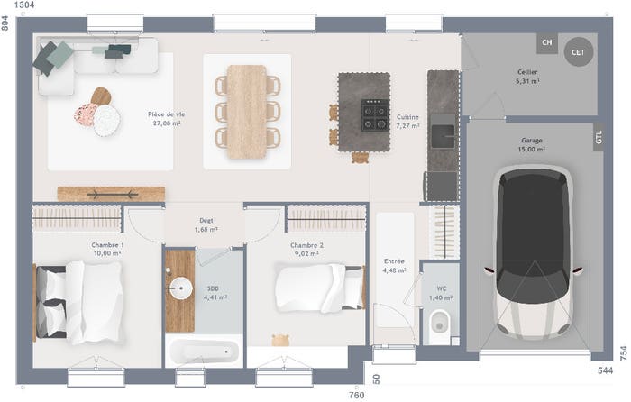 Maisons à vendre et appartements à louer - 3