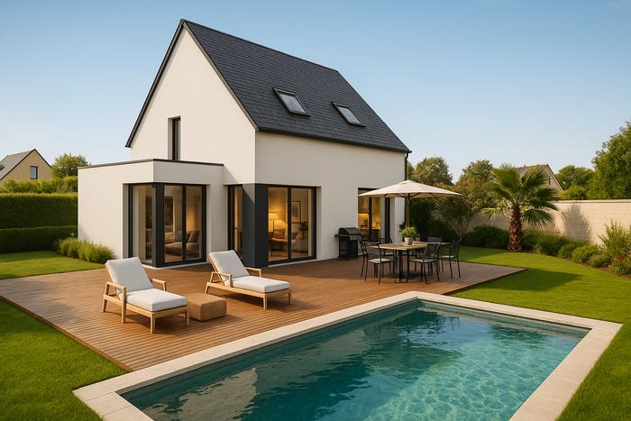 Maison 5 pièces à Pont-l'Abbé, à vendre
