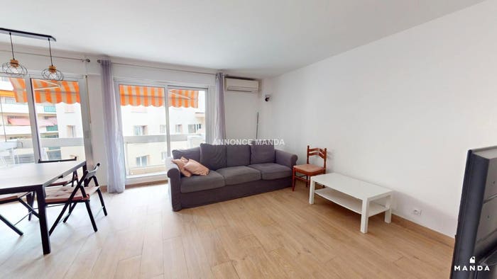 Antibes, Juan-les-Pins, Le Cap : Appartement 3 pièces à louer