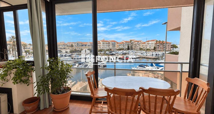 Canet-en-Roussillon, Le Port nautique, Europa : Appartement 3 pièces à vendre
