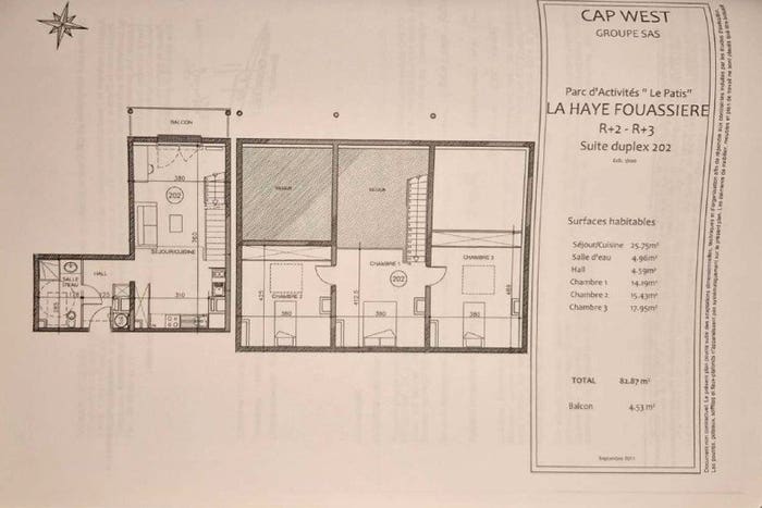 La Haie-Fouassière : Appartement 4 pièces à vendre