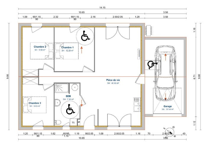 Maison 4 pièces à vendre à Quatremare