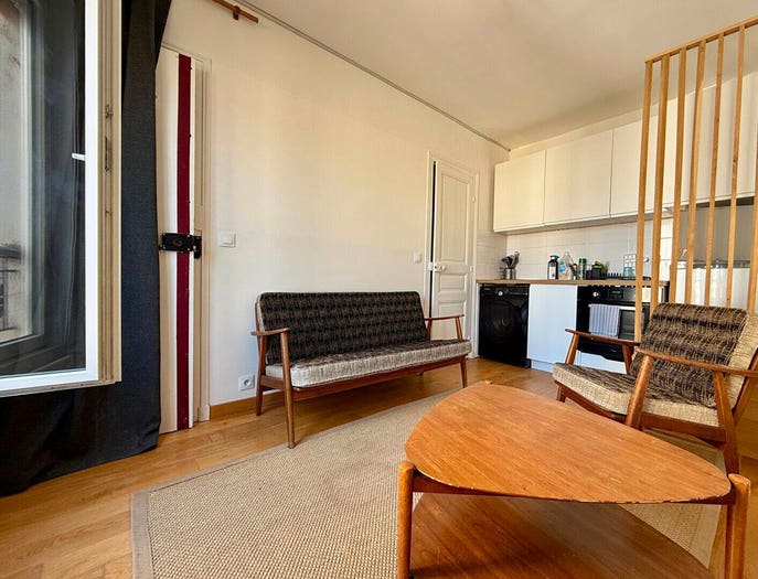 Appartement 1 pièce à Belleville, Paris 20ème arrondissement, à louer