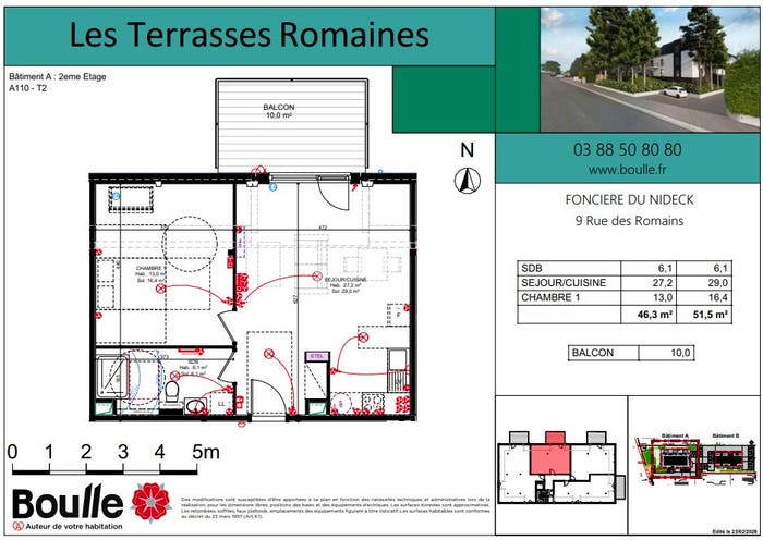 Appartement 2 pièces à louer à Truchtersheim