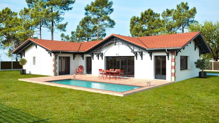 Andernos-les-Bains, Centre-ville, Coulin - Maison 5 pièces à vendre