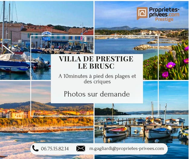 Maison 6 pièces à Six-Fours-les-Plages, Font de Fillol, Rayolet, Le Brusc, à vendre