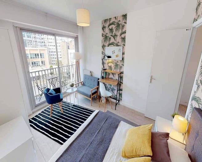Appartement 1 pièce à Danube-Porte des Lilas, Paris 19ème arrondissement, à louer