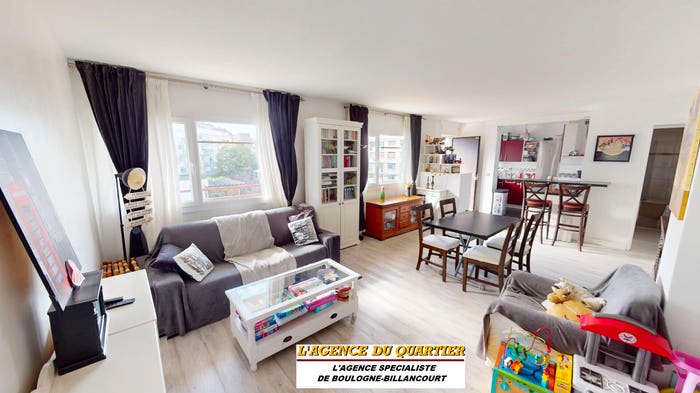 Appartement 3 pièces à Boulogne-Billancourt, Vaillant, Marcel Sembat, à vendre