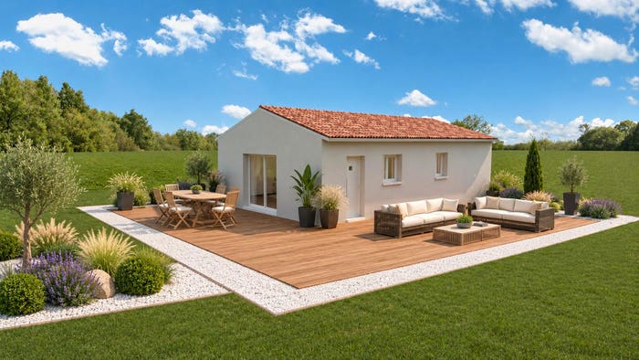 Laudun-l'Ardoise : Maison 3 pièces à vendre