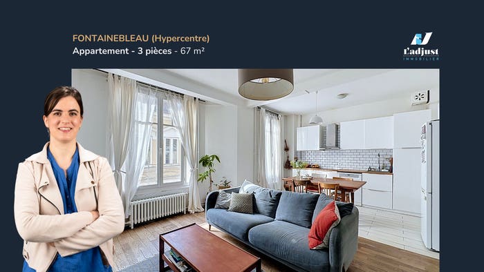 Appartement 3 pièces à vendre - Fontainebleau, Centre-ville