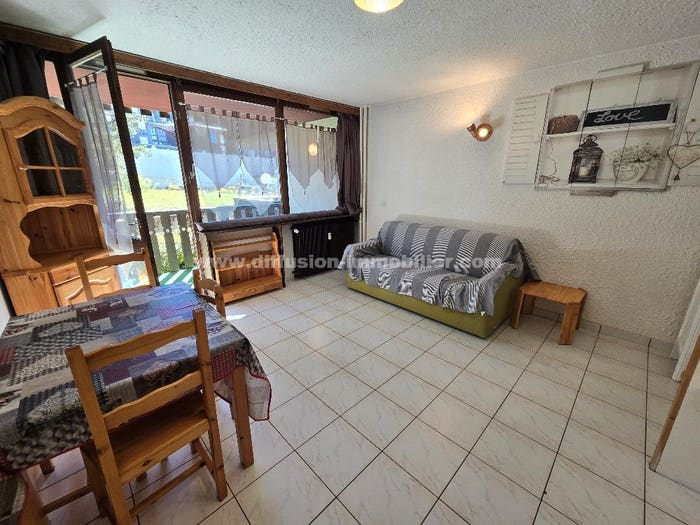 Uvernet-Fours - Appartement 1 pièce à vendre