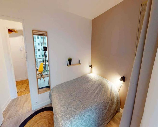 Manin-Jaurès, Paris 19ème arrondissement : Appartement 1 pièce à louer