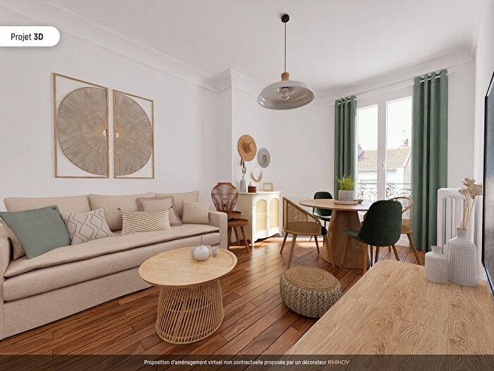 Asnières-sur-Seine, Centre-ville - Appartement 3 pièces à vendre