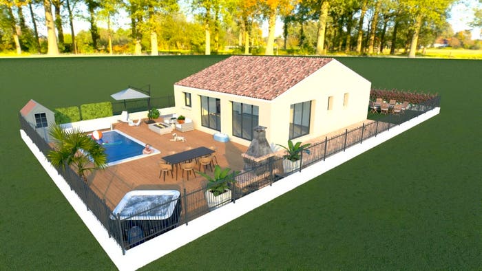 Lespignan : Maison 4 pièces à vendre