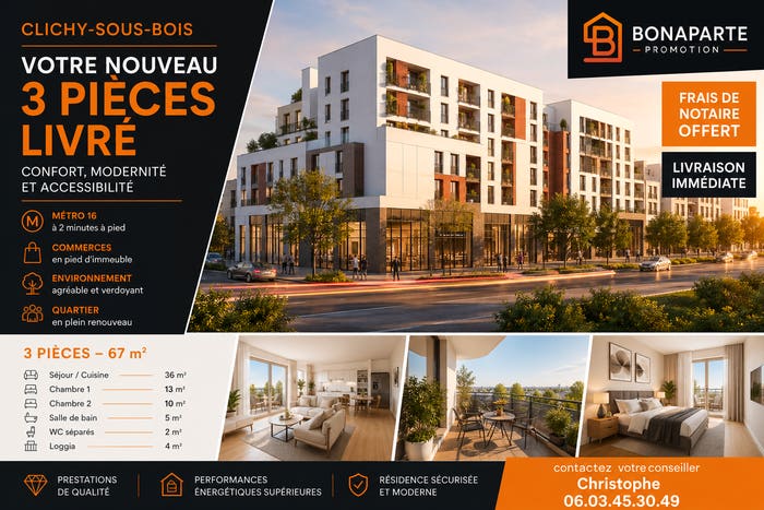 Maison 3 pièces à vendre - Clichy-sous-Bois, La Forêt