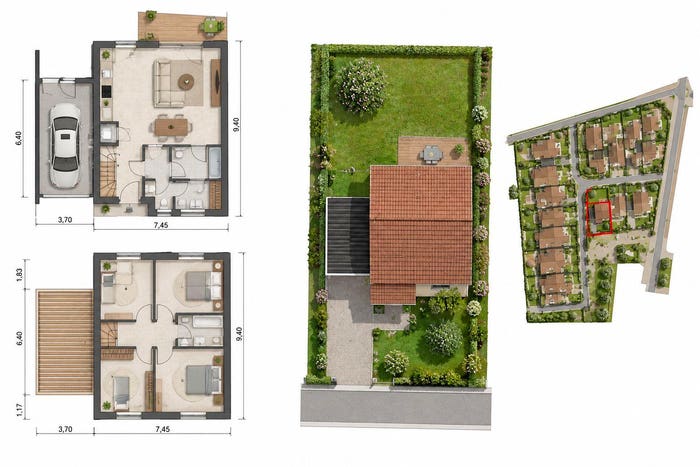Maisons à vendre et appartements à louer - 3