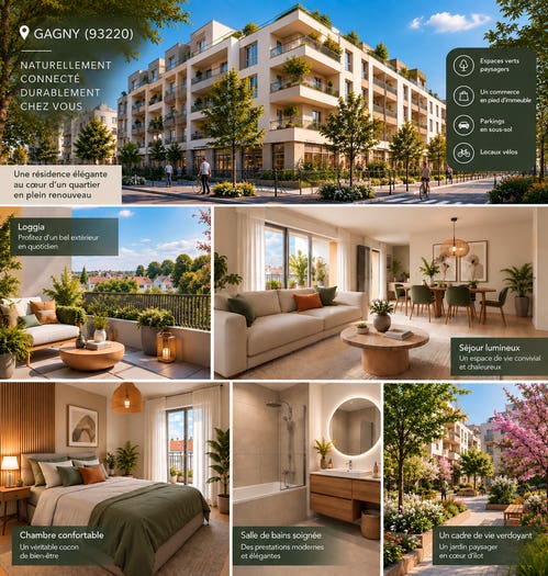 Gagny, Le Chénay - Maison 3 pièces à vendre