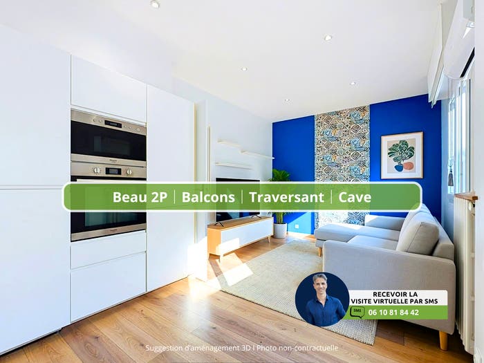 Nice, Saint-Roch - Appartement 2 pièces à vendre