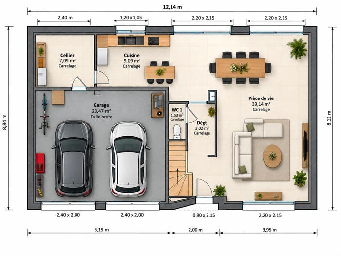 Maisons à vendre et appartements à louer - 2