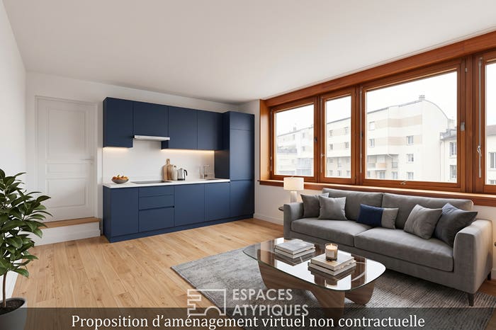 Appartement 2 pièces à Lyon 7ème, Gerland, à vendre