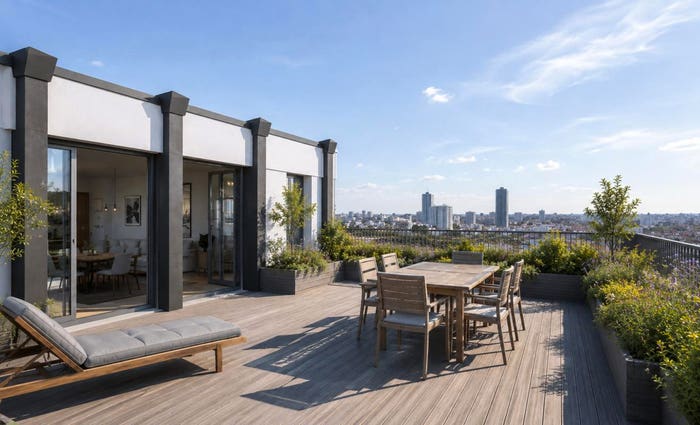 Levallois-Perret, Front de Neuilly : Appartement 5 pièces à vendre