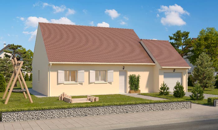 Maison 4 pièces à Bû, à vendre
