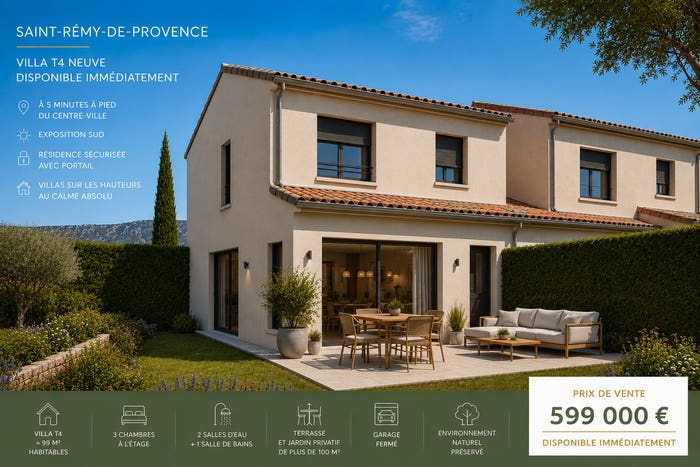 Maison 4 pièces à vendre - Saint-Rémy-de-Provence