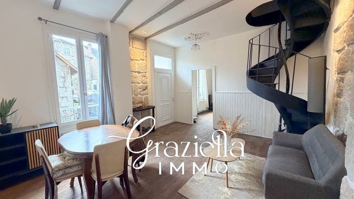 Brive-la-Gaillarde, Centre-ville, Pont Cardinal, Champanatier : Maison 3 pièces à vendre
