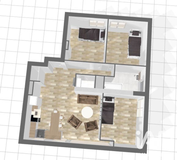 Rouen, Centre-ville Rive gauche : Appartement 4 pièces à vendre
