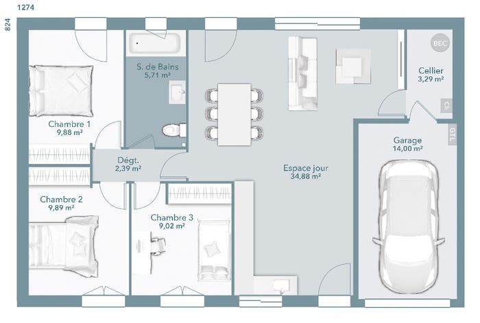 Maisons à vendre et appartements à louer - 2