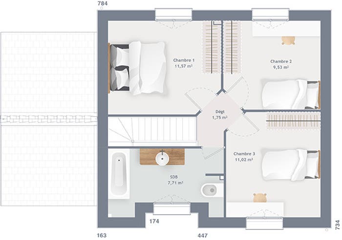 Maisons à vendre et appartements à louer - 3