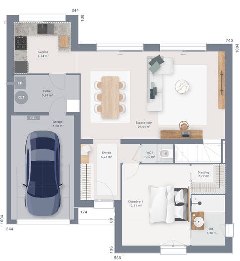 Maisons à vendre et appartements à louer - 3