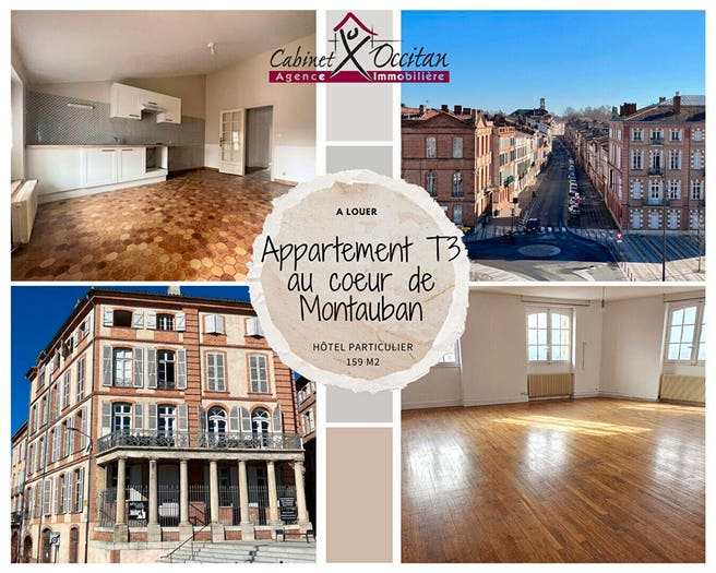 Appartement 3 pièces à Centre Ville, Montauban, à louer