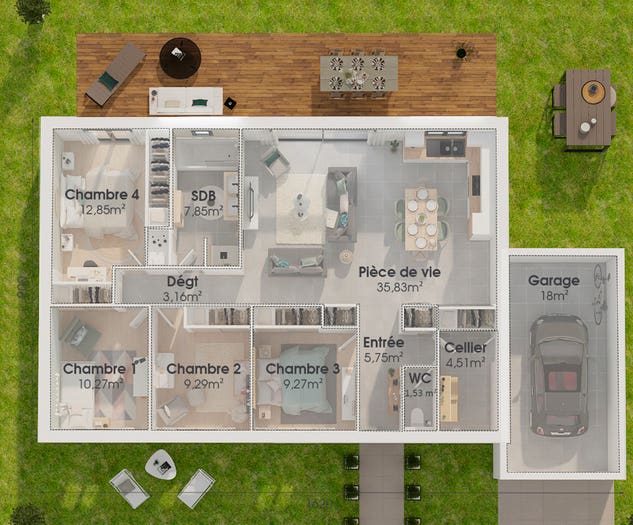 Maisons à vendre et appartements à louer - 2