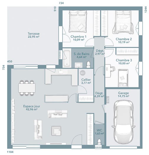 Maisons à vendre et appartements à louer - 3
