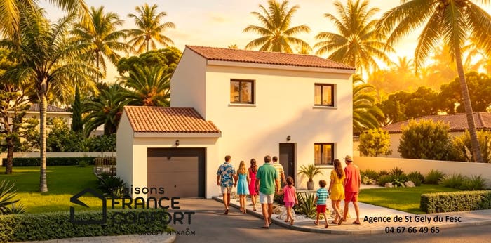 Maison 4 pièces à vendre à Saint-Mathieu-de-Tréviers