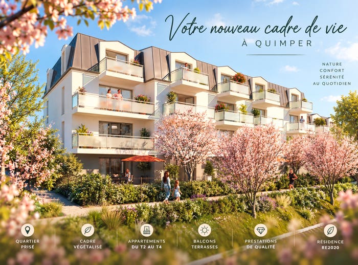 Quimper, Penhars, Penanguer, Corniguel : Maison 3 pièces à vendre