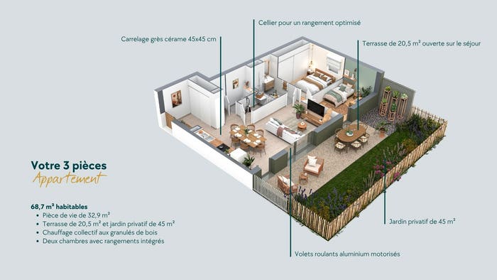 Maisons à vendre et appartements à louer - 3