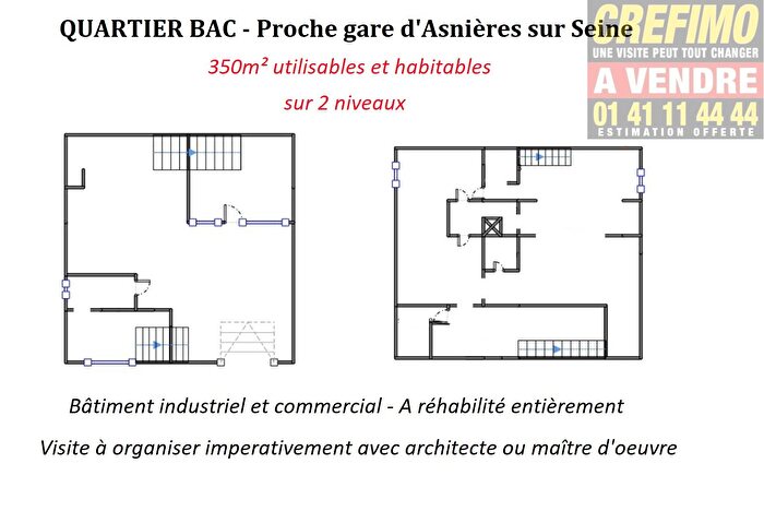 Maison 5 pièces à vendre - Asnières-sur-Seine, Bécon, Bourguignons