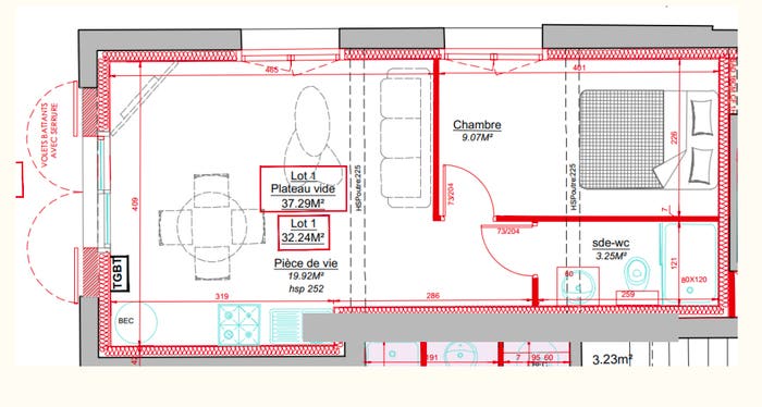 Saint-Hilaire-de-Riez, Centre-ville, Chaignaie, Poudroux : Appartement 2 pièces à vendre