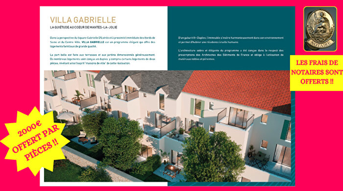Appartement 5 pièces à Mantes-la-Jolie, Centre-ville, à vendre